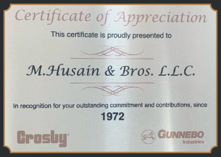 Crosby® 2130 Carbon Bolt Type Anchor Shackles – M Hussain & Bros